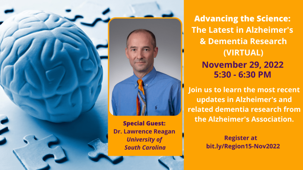 Advancing the Science Webinar: Local Research Spotlight – Alzheimer's ...