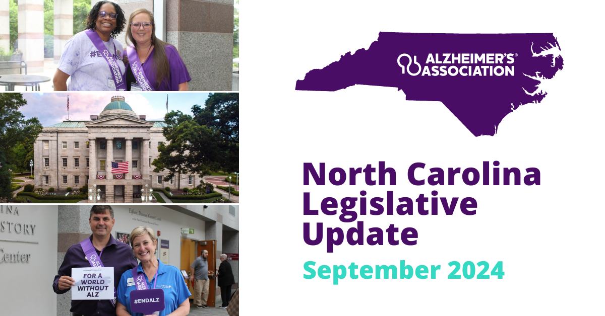 North Carolina Legislative Update – September 2024 – Alzheimer's ...