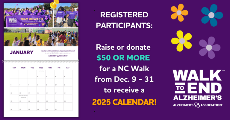 Get a special 2025 calendar featuring North Carolina’s Walk season ...