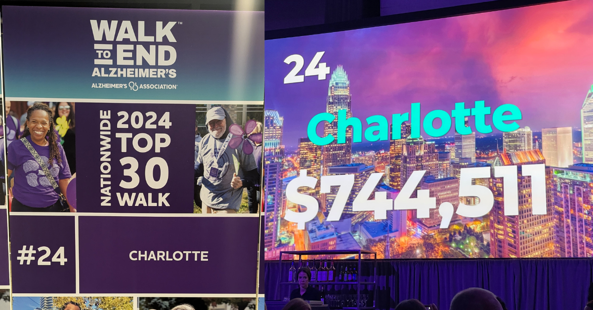 Walk to End Alzheimer’s in Charlotte Again Ranks Among Top 30 Walks ...